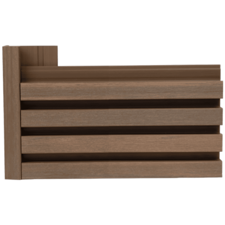 BROWN CEDAR SHADOW GAP CLADDING - Hardy Landscaping