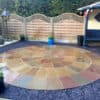 Buff Raj Sandstone Circle 4 meter - Hardy Landscaping