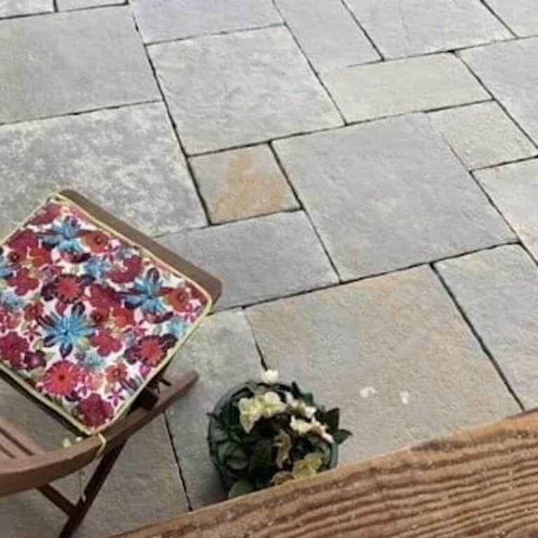 Antique Yellow Limestone Paving Sample - Hardy Landscaping