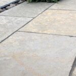 Antique Yellow Limestone Paving Sample - Hardy Landscaping