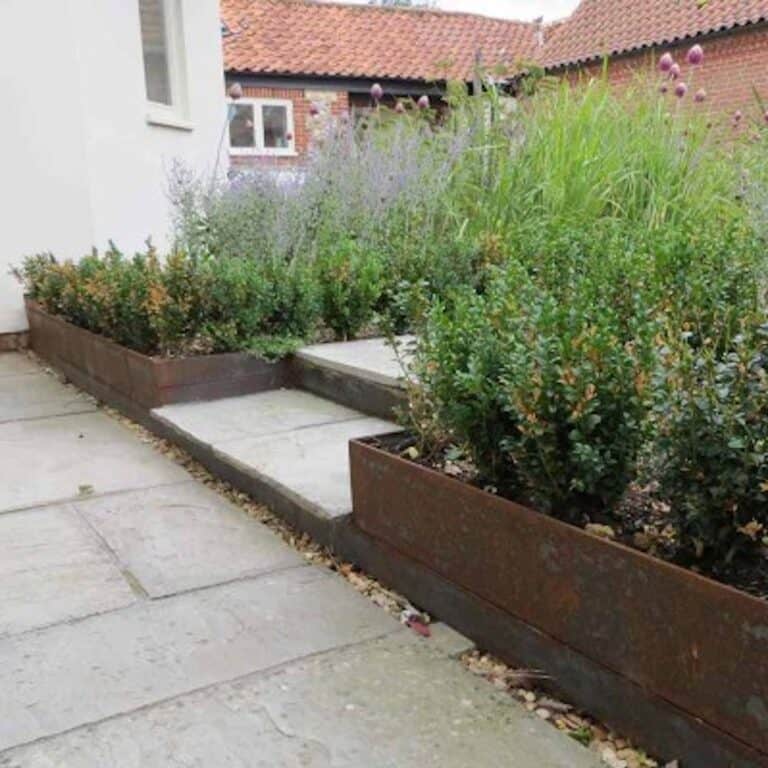 Mild Steel Edging - Hardy Landscaping